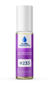 quality fragrance oils' impression #233, inspired by royal princess oud for women (10ml roll on)