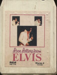 elvis presley: love letters from elvis - 8 track tape