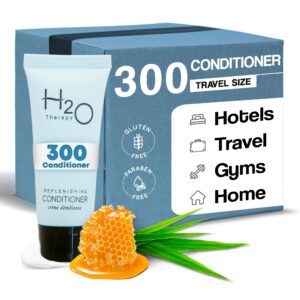 h2o therapy conditioner, travel size hotel hospitality, 0.85 oz (case of 300)