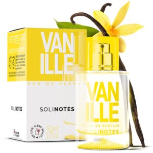 solinotes vanilla perfume for women - eau de parfum | delicate floral and soothing scent - made in france - vegan - 1.7 fl.oz