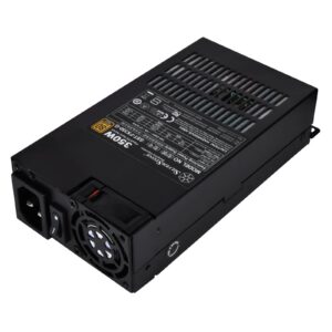 silverstone technology sst-fx350-g flex atx 1u 350 watt 80 plus gold power supply with fixed cables