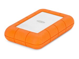 lacie rugged raid pro 4 tb external hard drive portable hdd – usb 3.0 compatible – with sd card slot, drop shock dust water resistant, for mac and pc computer desktop workstation laptop (stgw4000800)