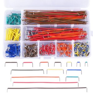 austor 560 pieces jumper wire kit 14 lengths assorted preformed breadboard jumper wire with free box