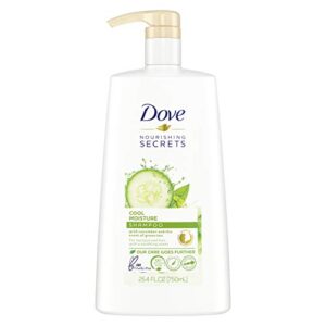 dove nourishing secrets shampoo with pump cool moisture 25.4 oz