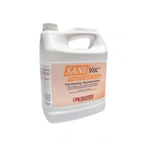 crosstex jvac sani vac evacuation system cleaner, pack of 4