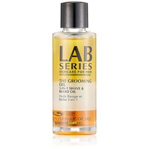 lab series the grooming oil 3-in-1 shave & beard oil by lab series for men - 1.7 oz oil, 1.7 oz