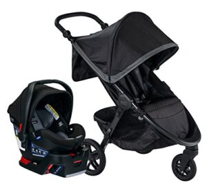 britax b-free & b-safe ultra travel system, pewter