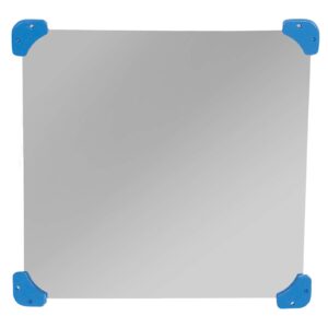 children's factory cf-332131-a1 square mirror, primary, 24" width, 24" length