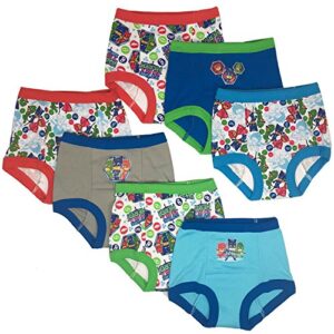 3pk, 7pk or 10pk potty training pants with success tracking chart including stickers in sizes 2t, 3t, and 4t