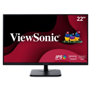 viewsonic va2256-mhd 22in ips 1080p monitor hdmi displayport (renewed)