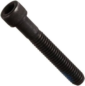 socket head cap screw, 3/8-16 x 3, alloy steel, black oxide, hex socket (quantity: 50) coarse thread, 3/8 inch hexagonal allen bolt, length: 3 inch, partial thread