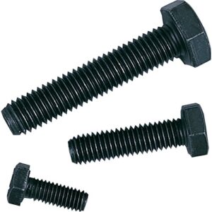 m12-1.75 x 25mm hex head cap screws, steel metric class 10.9, plain finish (quantity: 50 pcs) - coarse thread metric, fully threaded, length: 25mm metric, thread size: m12 metric