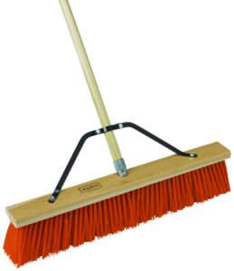 harper brush works 589624 push broom head, clear