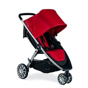 britax b-lively lightweight stroller, cardinal