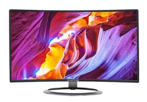 sceptre c248w-1920r 24" curved 75hz gaming led monitor full hd 1080p hdmi displayport vga speakers ultra thin metal black