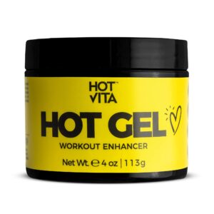 hot vita hot gel – sweat cream workout enhancer belly slimming gel (4 oz)