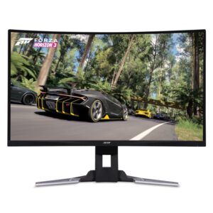 acer xz321qu bmijpphzx 31.5" curved wqhd (2560 x 1440) monitor with amd freesync technology | 1ms | 144hz refresh | hdr ready | (display port, mini display port & 2 x hdmi ports),black