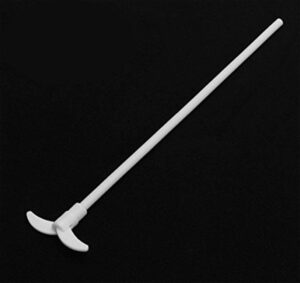 ptfe electric stirring rod overhead stirrer mixer shaft anchor paddle for flask in lab (400mm)