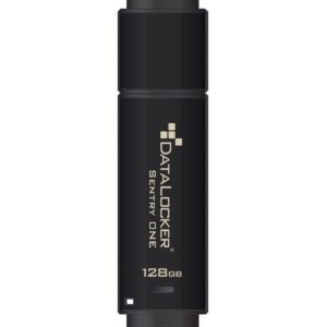 datalocker data locker sentry one encrypted flash drive - 128 gb - usb 3.1-256-bit aes - taa compliant