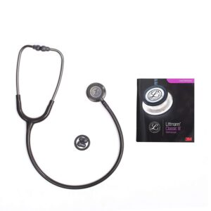 classic iii stethoscope, for children and adult (5620 black stainless)