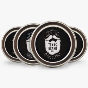 beard balm trial size 4-pack