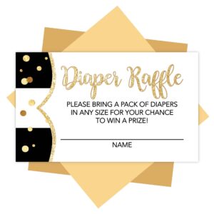 25 baby shower diaper raffle tickets for baby shower games to play - black baby shower games gender neutral, diaper raffle cards, baby raffle tickets, baby shower invitation inserts, baby shower ideas