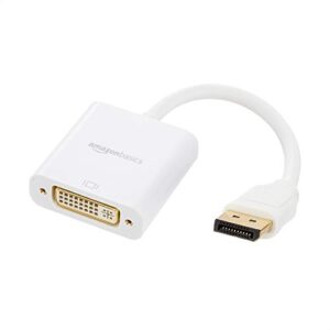 amazon basics displayport to dvi adapter 10 pack, white