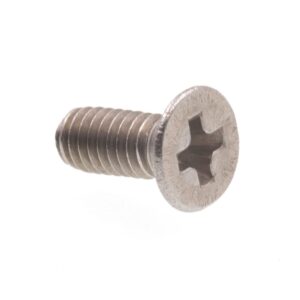 prime-line 9120780 machine screws, metric, flat head, phillips drive, m2.5-0.45 x 6mm (10 pack)