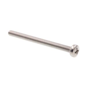 prime-line 9131290 machine screws, metric, pan head, phillips drive, m4-0.7 x 50mm (10 pack)