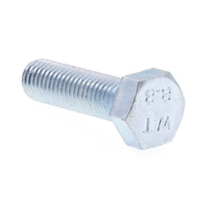 prime-line 9109371 hex head cap screws, class 8.8 metric, m7-1.0 x 25mm, zinc plated (25 pack)