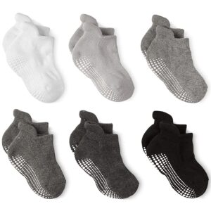 la active non slip grip ankle boys and girls socks with non skid for babies toddlers and kids back to school, ideal gift for mother's day