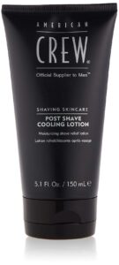 american crew after shave lotion for men, cooling dual action lotion, 5.1 fl oz