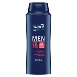 suave men 2 in 1 shampoo and conditioner thick and full 28 oz