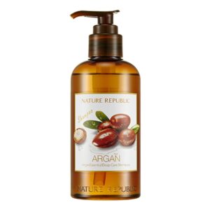 nature republic argan essential deep care shampoo, 10.13 fl oz (300 ml)