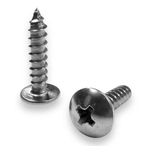 100 qty #8 x 3/4" truss head 304 stainless phillips head wood screws (bcp223)