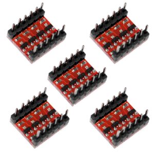 anmbest 5pcs 4 chanels high speed bi-directional 3.3v-5v logic level converter for arduino raspberry pi electronic development