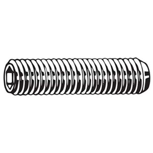 set screw, m8 x 1.25mm, 35mm l, pk50