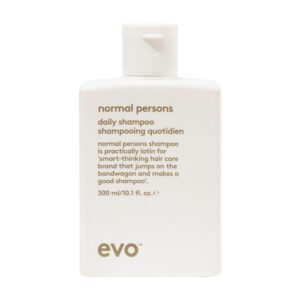 evo normal persons daily care shampoo - deeply cleanses, removes product build-up & strengthens all hair types - 300ml / 10.1fl.oz