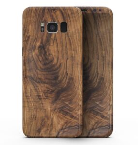 design skinz design skinz raw wood planks v11 full-body wrap decal skin-kit for the galaxy s9 plus