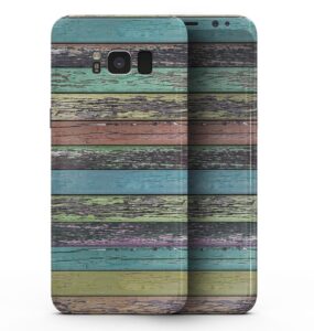 design skinz design skinz chipped pastel paint on wood full-body wrap decal skin-kit for the galaxy s7