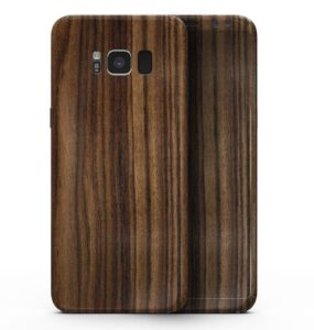 design skinz design skinz bright ebony woodgrain full-body wrap decal skin-kit for the galaxy s7