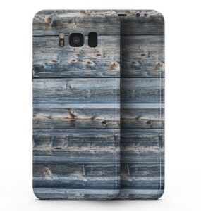 design skinz design skinz vertical planks of wood full-body wrap decal skin-kit for the galaxy s8