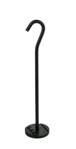 eisco spare hanger, 500 grams, 12" tall - cast iron - for individual slotted weights