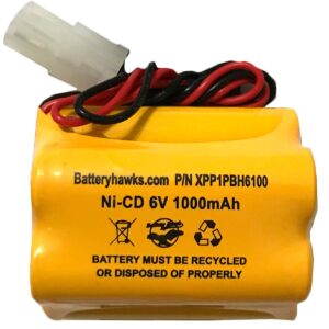 10050205 60401005 enb-06006 enb06006 6v 1000mah ni-cd battery for exit emergency light 51500rs ce140p e82082100