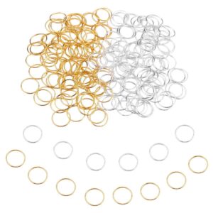 200 pcs hair braid rings accessories clips for women dreadlocks set color gold and sliver