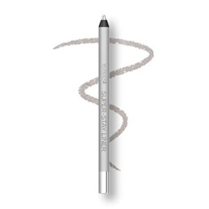 wunder2 super-stay liner makeup eyeliner pencil long lasting waterproof eye liner, color silver metallic