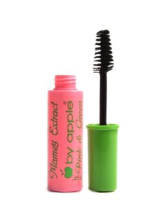 apple mascara super lash - pink & green (black) (2 pcs)