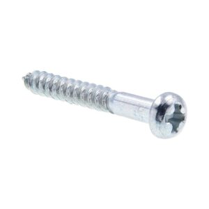 prime-line 9207325 wood screws, round head, phillips drive, #5 x 1 in, zinc plated steel (50 pack)