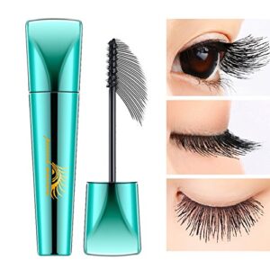 mascara lash 4d mascara waterproof fiber mascara liquid lash mascara thick eyelash long lasting smudge-proof with 360 degrees spiral brush(1 pcs)