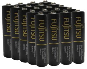 fujitsu aaa ready-to-use hr4uthc 950mah (min. 900mah) nimh 1.2v rechargeable 20 batteries